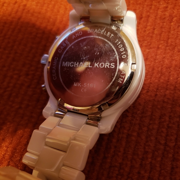 Michael Kors | Accessories | Michael Kors Ceramic Chronograph Quartz ...